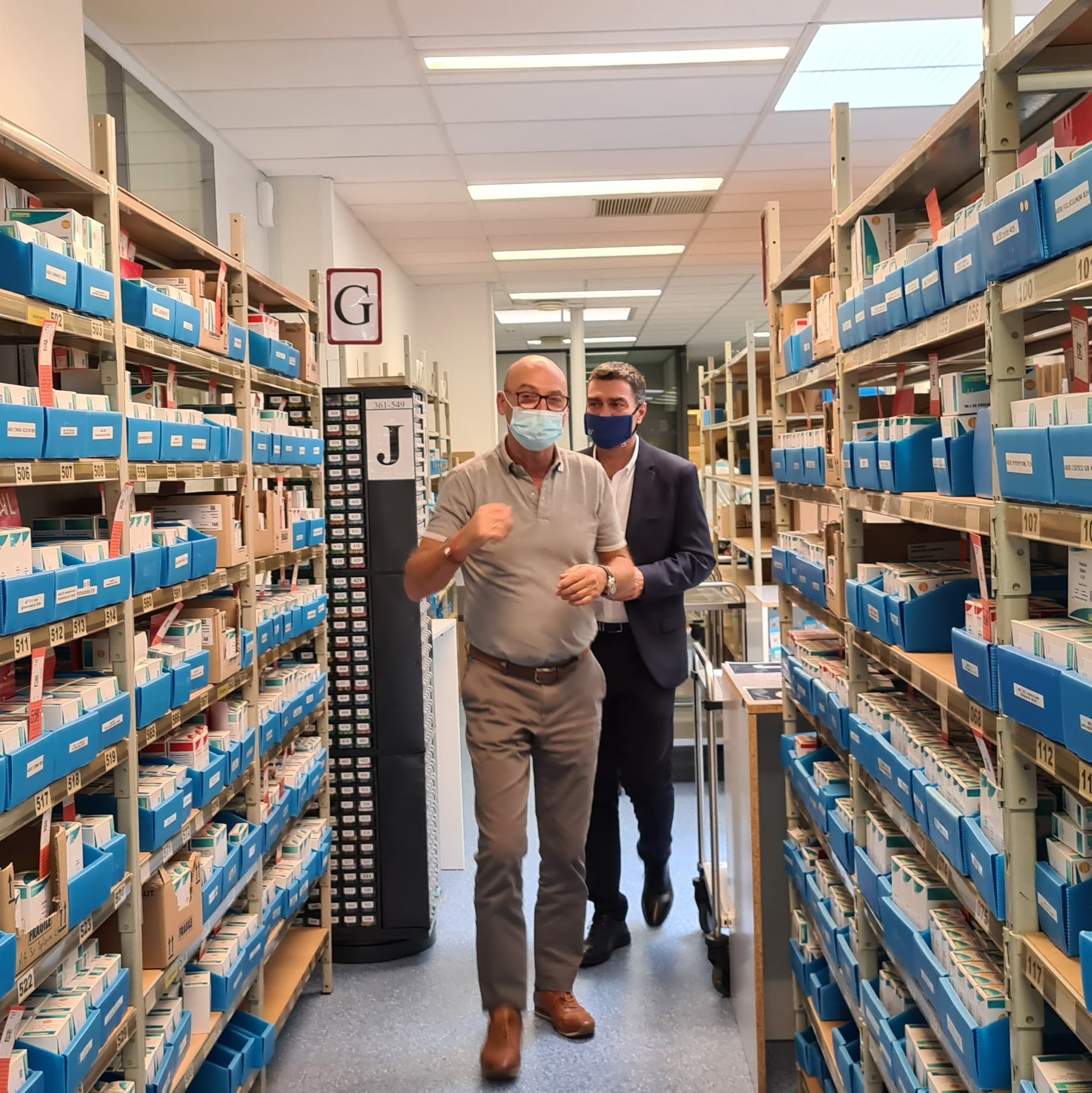 Visite du laboratoire Boiron à Sophia-Antipolis - Eric Pauget
