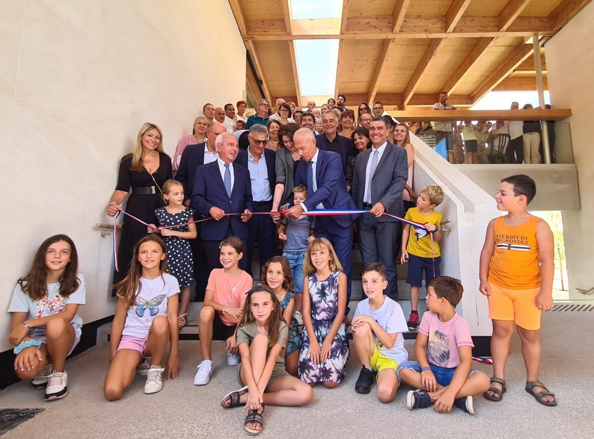 Inauguration du groupe scolaire d'Opio - Eric Pauget