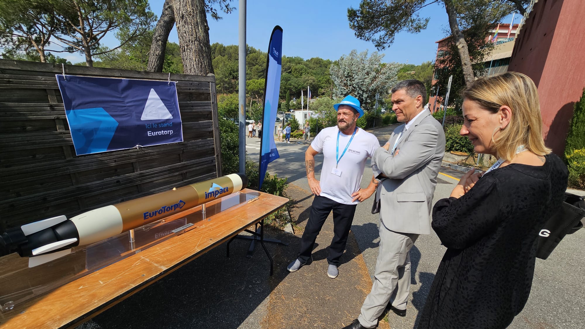 Visite du site Thalès DMS France à Sophia-Antipolis - Eric Pauget