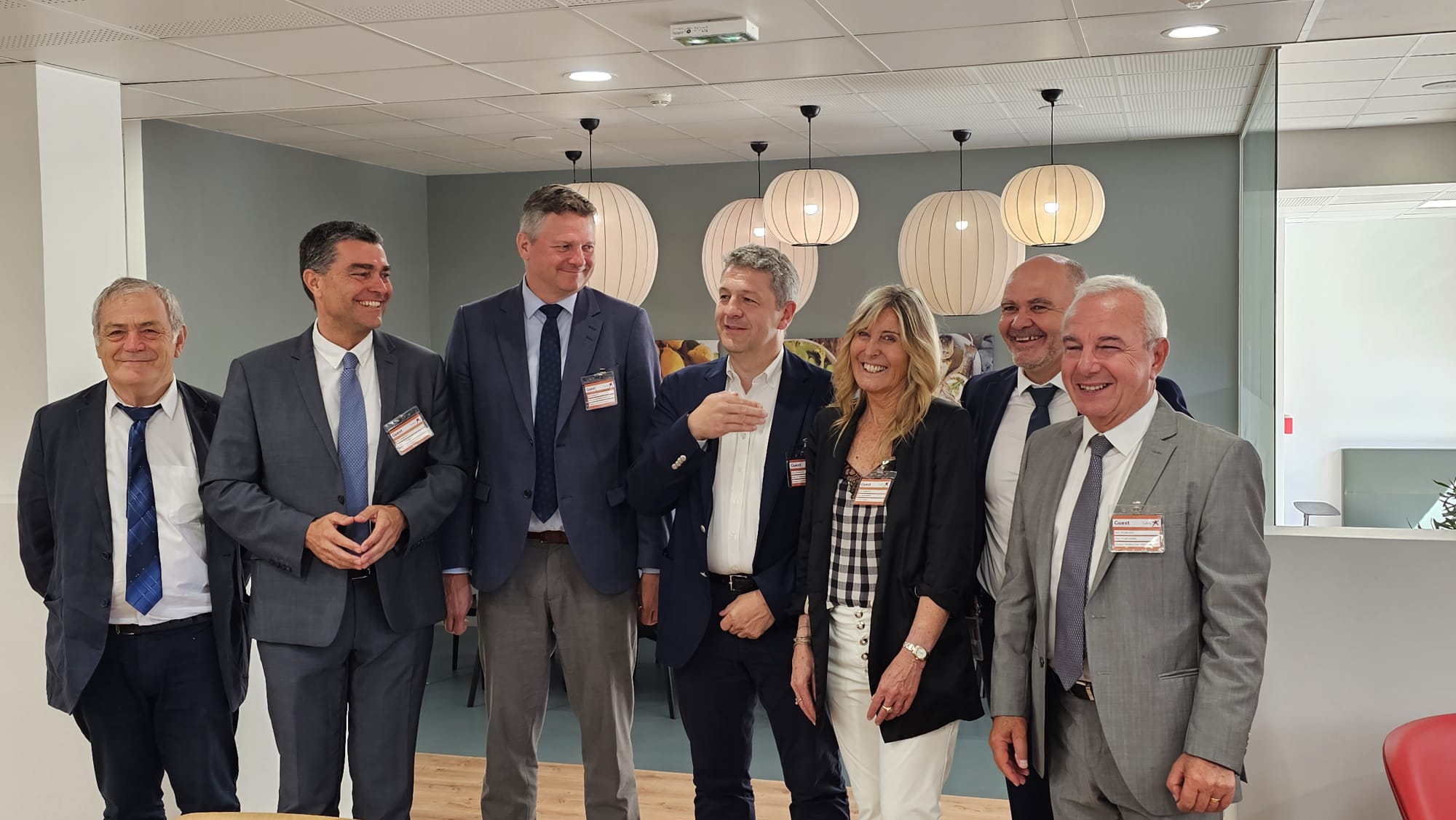 Visite de Lunbeck France à Sophia Antipolis - Eric Pauget